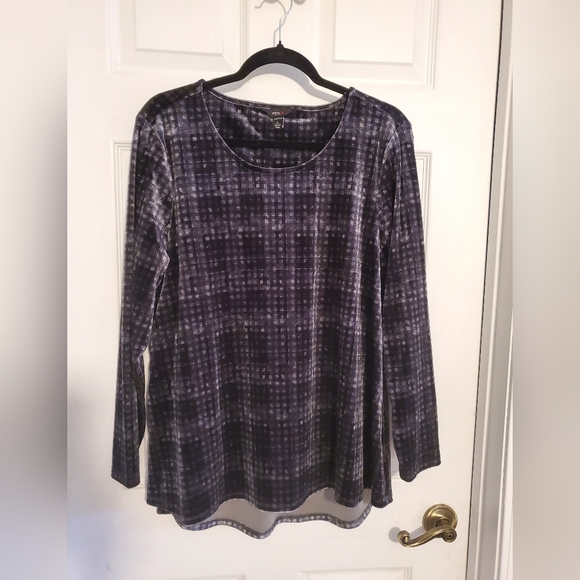 intro. | Tops | Intro Stretch Velour Tunic | Poshmark
